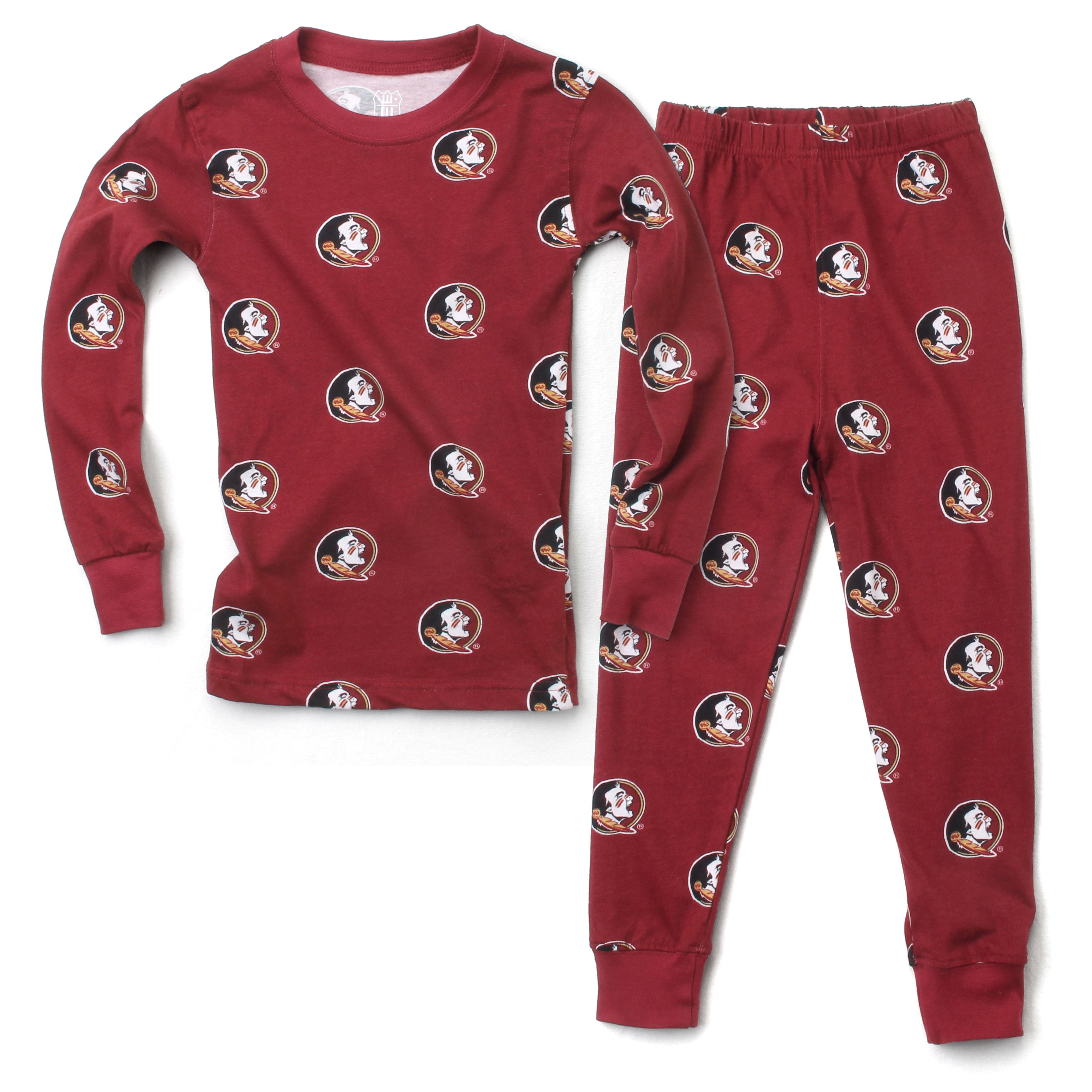 Florida State Seminoles Youth Allover Print LS Pajama – Wes & Willy