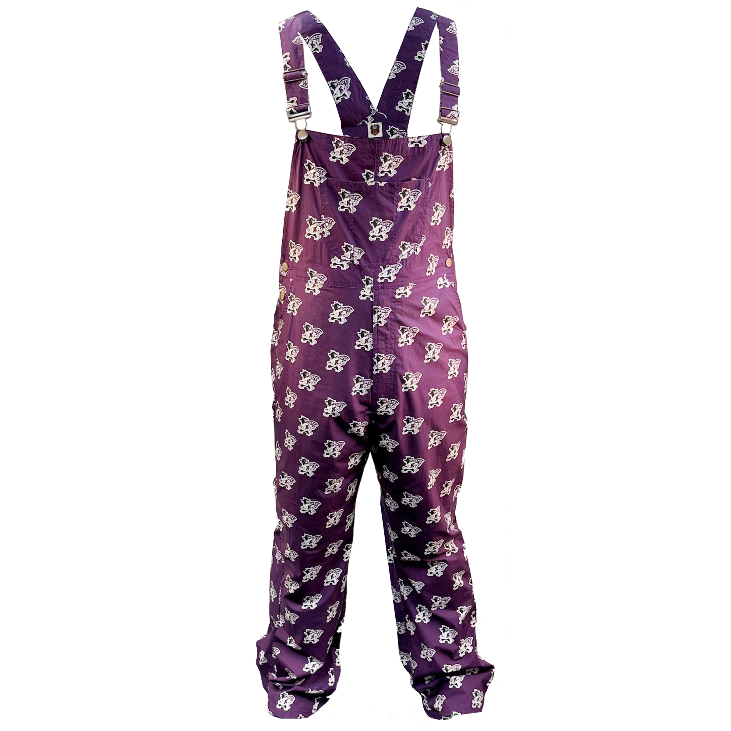 Kansas State Wildcats Adult Allover Logo Overall – Wes & Willy