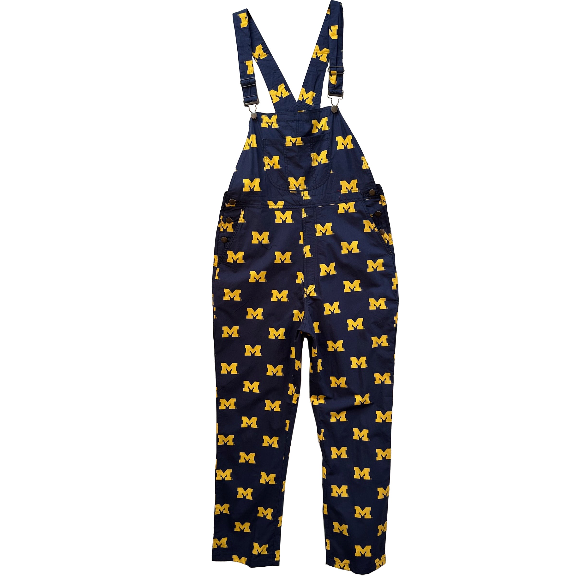 Michigan Wolverines Adult Allover Logo Overall – Wes & Willy