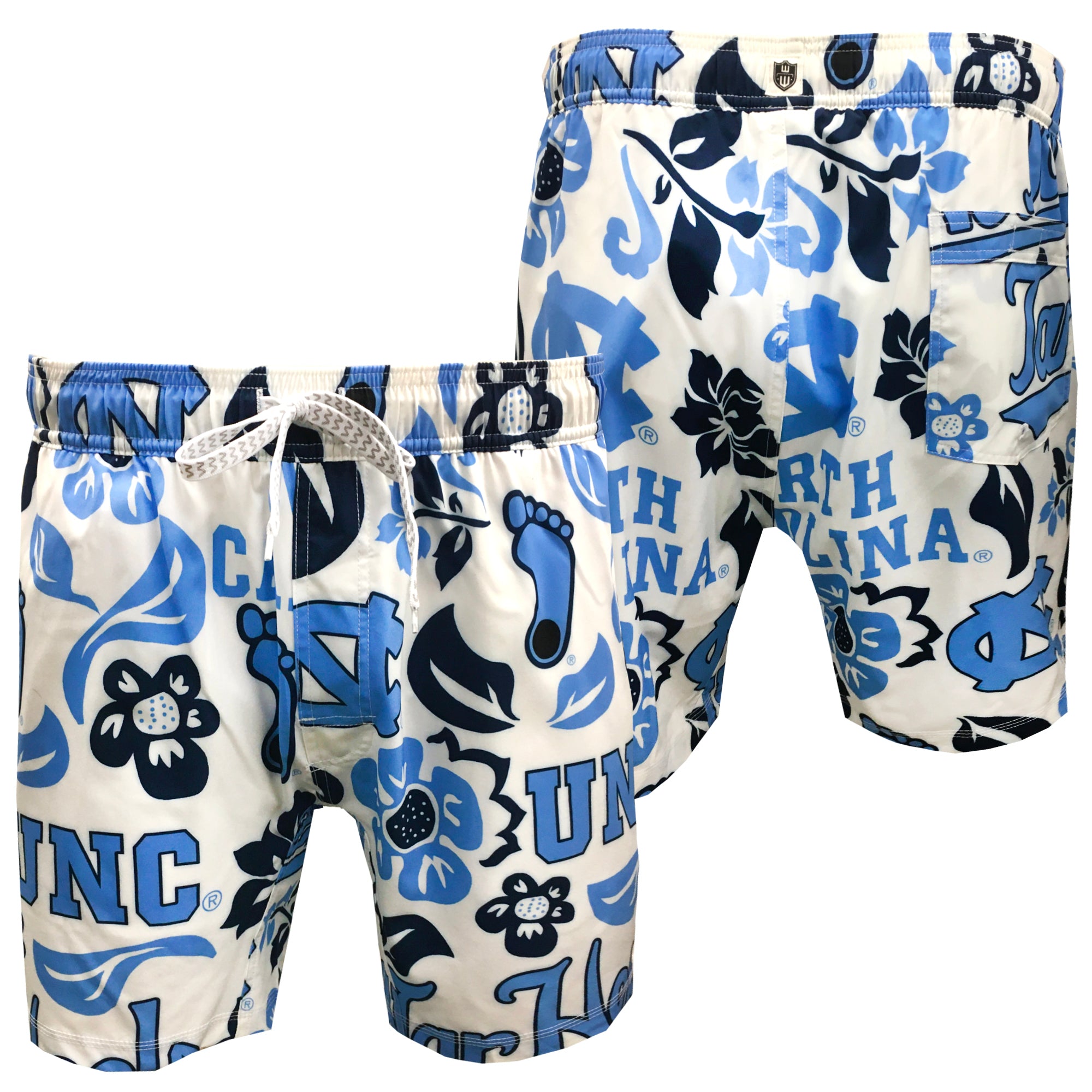 North Carolina Tar Heels Men's Vault Tech Swim Trunks – Wes & Willy