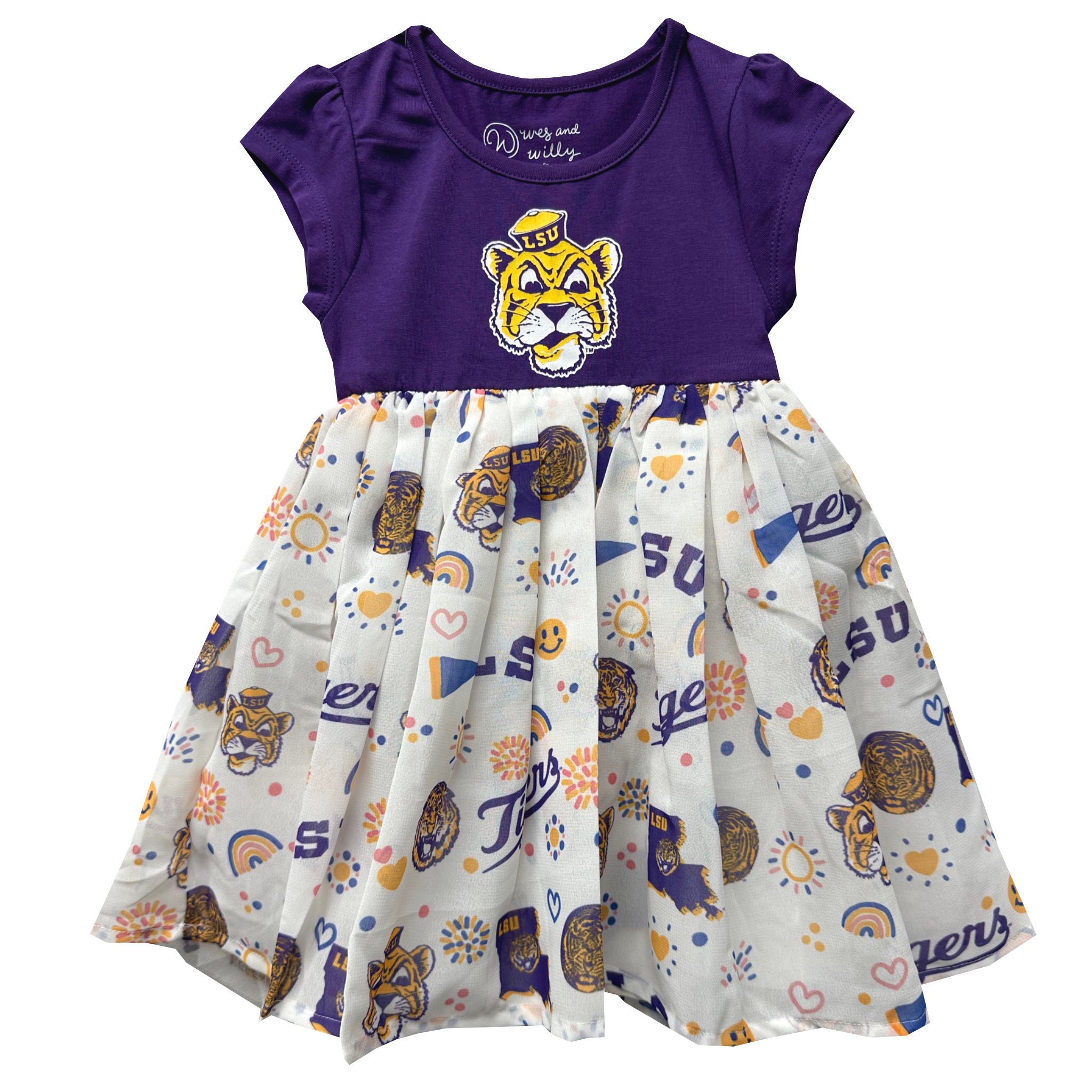 LSU Tigers Youth Girls Princess Dress – Wes & Willy