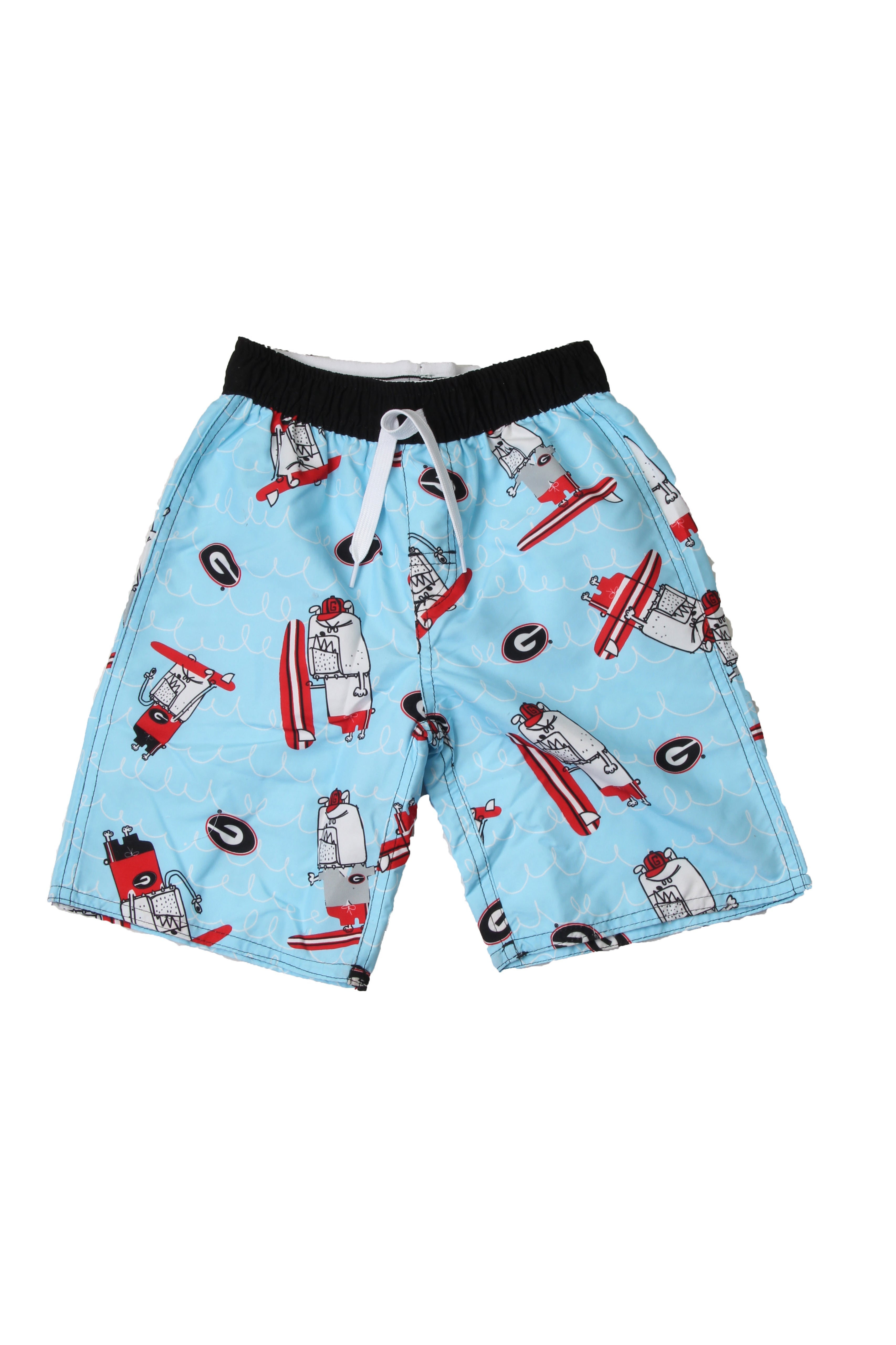 Georgia Bulldogs Youth Boys Caricature Swim Trunks – Wes & Willy