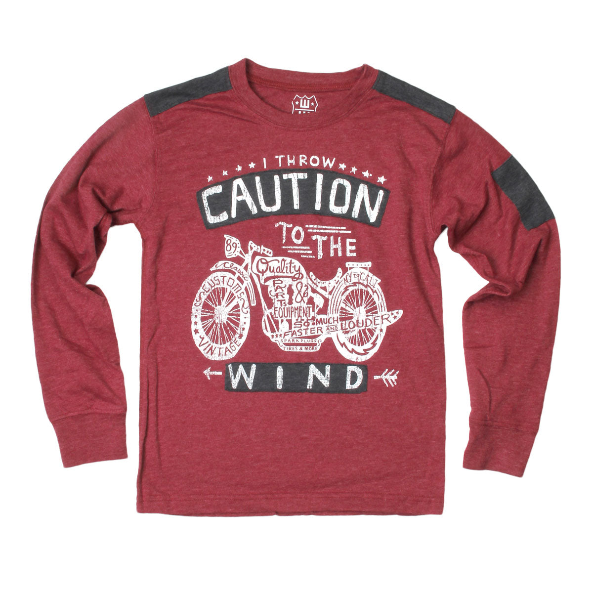 Youth Boys Caution to the Wind Tee – Wes & Willy