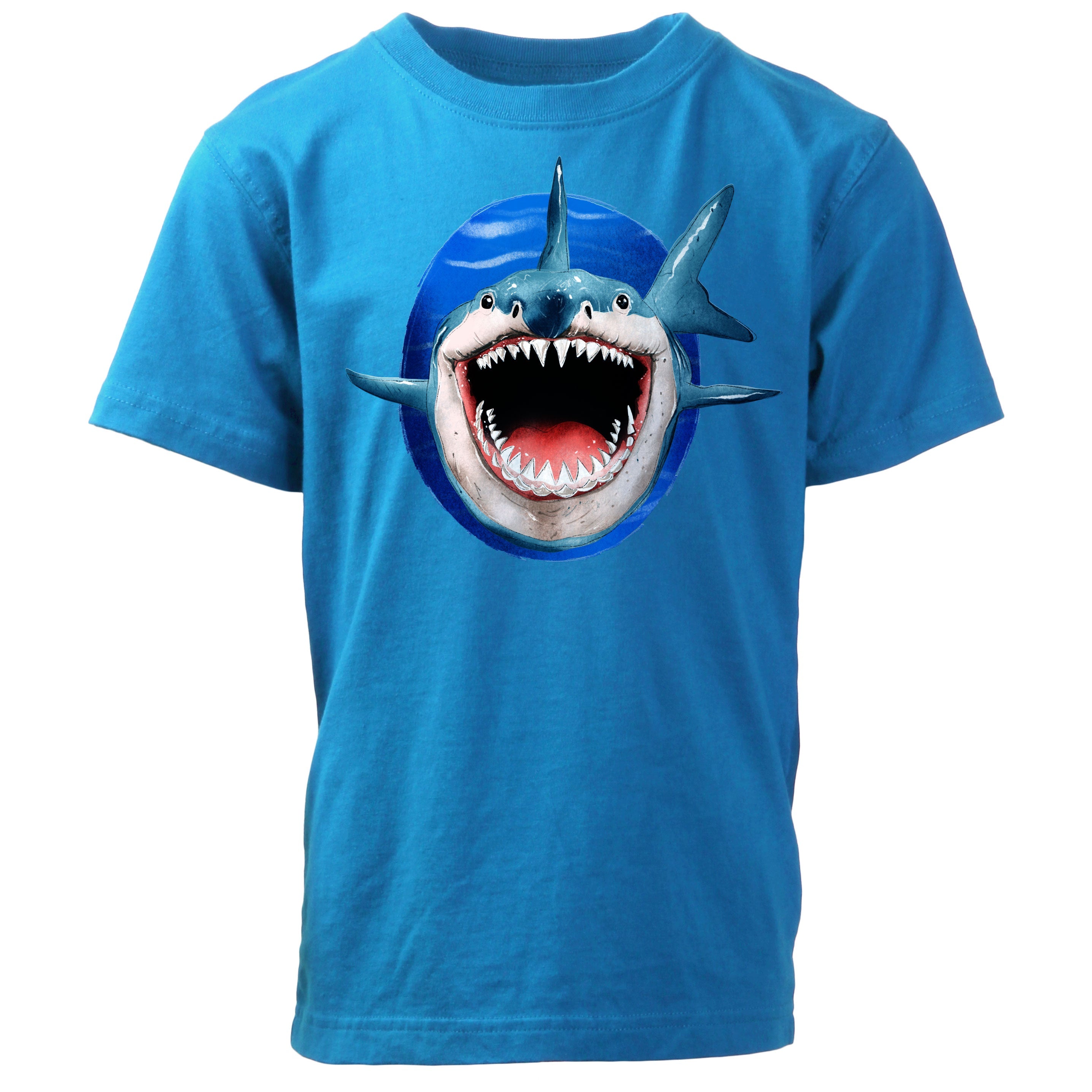 Youth Boys Shark Bite SS Tee - Blue – Wes & Willy