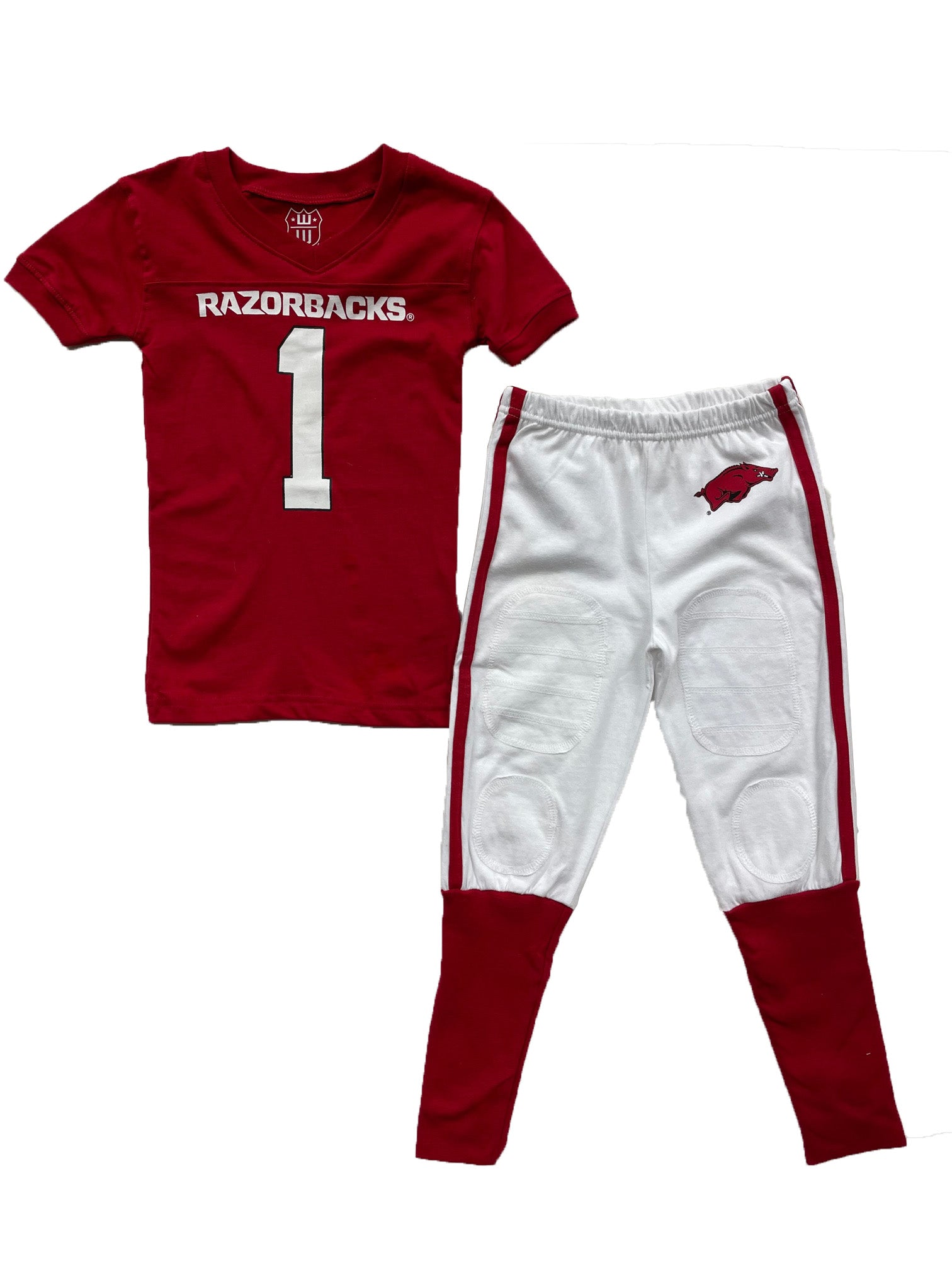 Arkansas Razorbacks Kids Football Pajamas – Wes & Willy