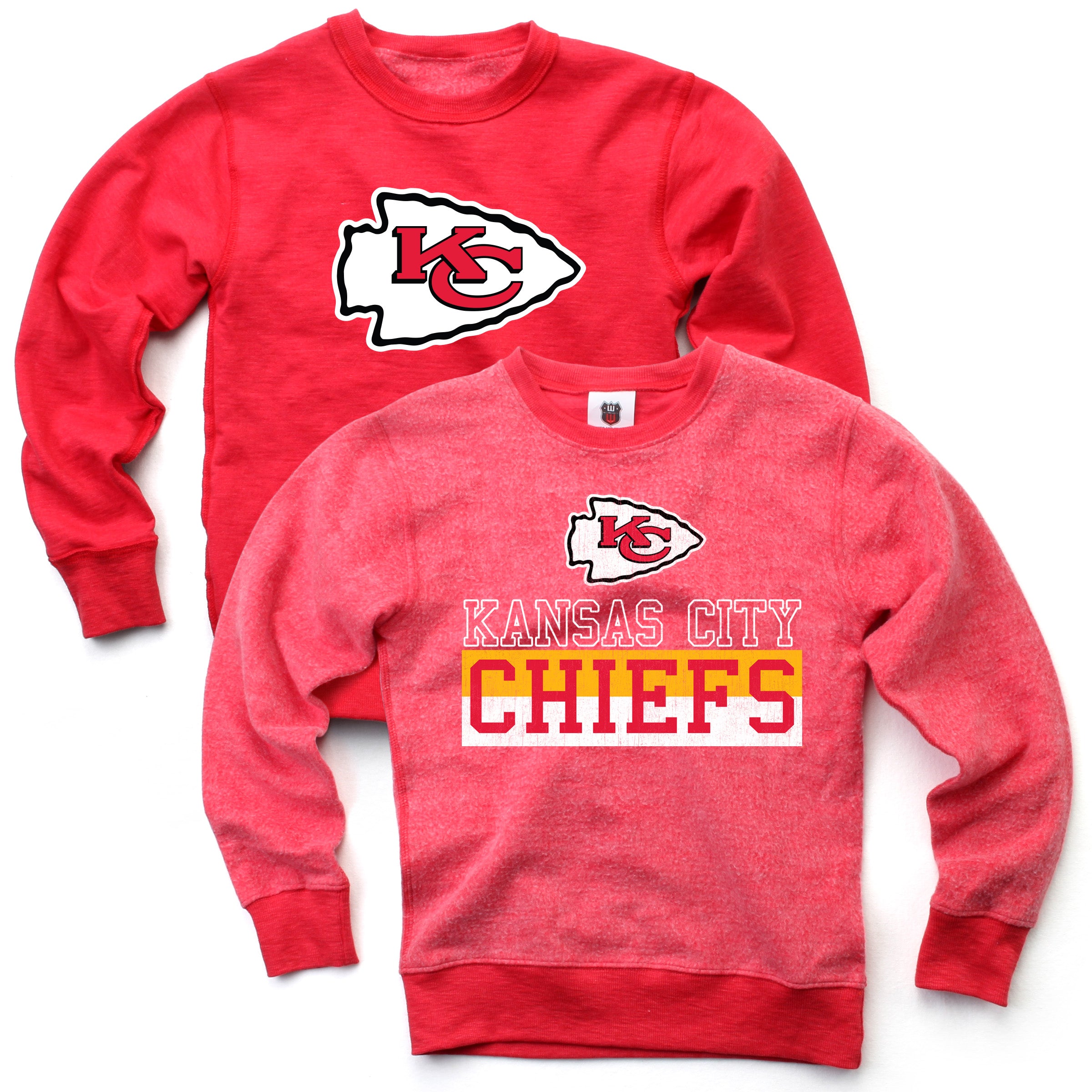 Kansas City Chiefs NFL Youth Boys Reversible Fleece Top-Red – Wes & Willy